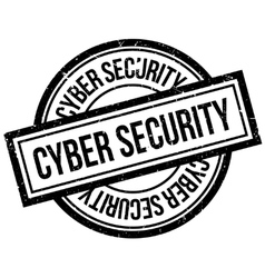 Cyber Security rubber stamp Royalty Free Vector Image