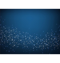Blue social network background Royalty Free Vector Image