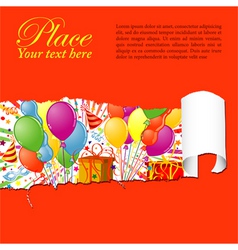 Birthday decorations Royalty Free Vector Image