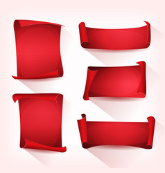 Old textured parchment scroll Royalty Free Vector Image