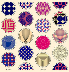 Patchwork pattern of rainbow colors Royalty Free Vector