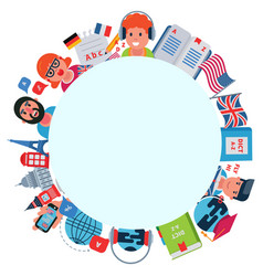 Learning russian language Royalty Free Vector Image