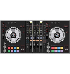 Studio Sound Mixer Music Equalizer Console Vector Image