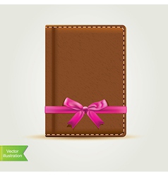 Paper notebook Royalty Free Vector Image - VectorStock