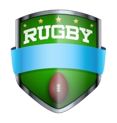 Cricket shield badge Royalty Free Vector Image