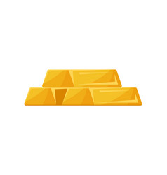 Sketch gold bar ingots Royalty Free Vector Image