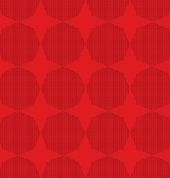 Red stars on checkered background Royalty Free Vector Image