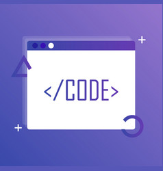 Digital java code text computer software coding Vector Image