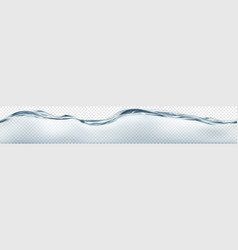 Realistic water wave Royalty Free Vector Image