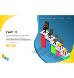 Career infographics set Royalty Free Vector Image