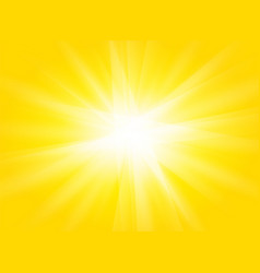 Green yellow background with sun rays Royalty Free Vector