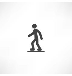 Walking man Royalty Free Vector Image - VectorStock