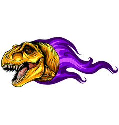 A t rex tyrannosaurus rex Royalty Free Vector Image