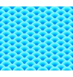 Abstract two-tone wave seamless pattern Royalty Free Vector