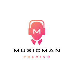 Music notes logo icon Royalty Free Vector Image