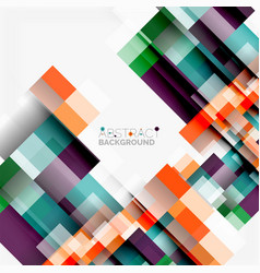 Abstract blocks template design background simple Vector Image