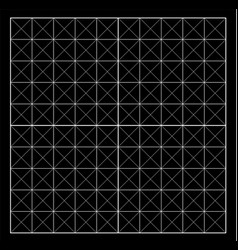 Measured grid graph plotting corner ruler Vector Image
