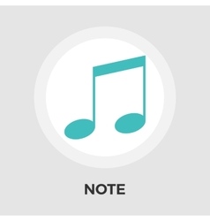 Note flat icon Royalty Free Vector Image - VectorStock