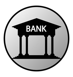 Bank button Royalty Free Vector Image - VectorStock