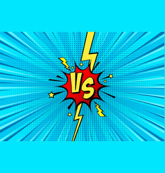 Fight bubble comics styl Royalty Free Vector Image