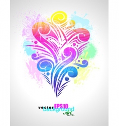 Abstract fantasy floral background Royalty Free Vector Image