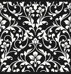 Seamless pattern flower vintage Royalty Free Vector Image