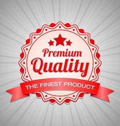 Exclusive premium quality since year golden label Vector Image