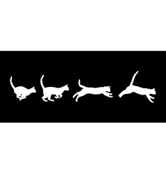 Running cat Royalty Free Vector Image - VectorStock