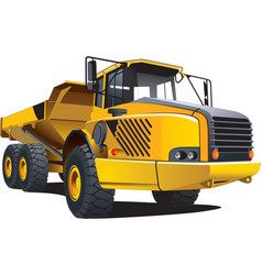 Roll-off truck side up retro Royalty Free Vector Image