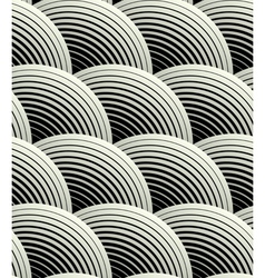 Ornate geometric petals grid abstract pattern Vector Image