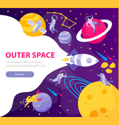 Set of space background Royalty Free Vector Image