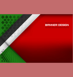 Uae color flag background Royalty Free Vector Image