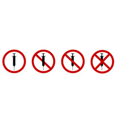 Crossed out flag of russia in the sign stop Vector Image