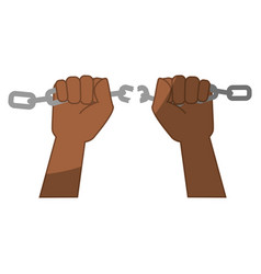 Chain of slavery Royalty Free Vector Image - VectorStock
