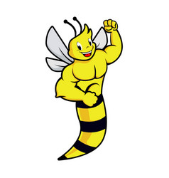Cartoon Queen bee Royalty Free Vector Image - VectorStock