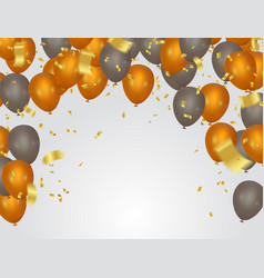 Balloons header background design element Vector Image