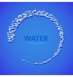 Modern creative water background Royalty Free Vector Image
