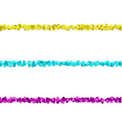 Seamless dot pattern text separator line design Vector Image