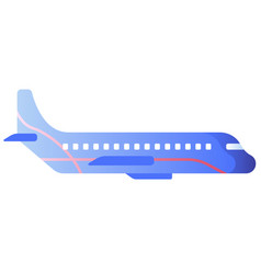 Airplane gradient Royalty Free Vector Image - VectorStock