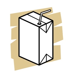 Colorful milk box packaging Royalty Free Vector Image