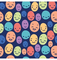 People talking seamless pattern background Vector Image