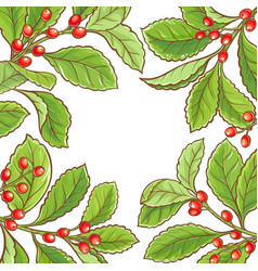 Mate tea Royalty Free Vector Image - VectorStock