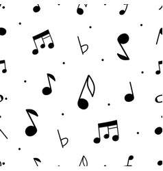 Background with music note Royalty Free Vector Image