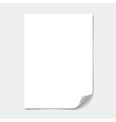 Falling document blank white paper pages Vector Image