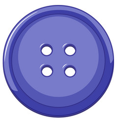 Large purple button white background Royalty Free Vector
