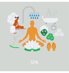Spa therapy Royalty Free Vector Image - VectorStock