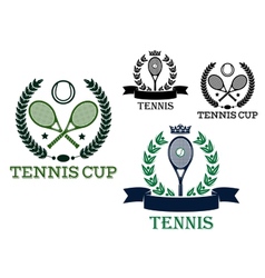 Tennis sports icons Royalty Free Vector Image - VectorStock