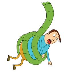 Alien tentacle attack Royalty Free Vector Image