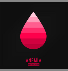 Anemia icons set Royalty Free Vector Image - VectorStock