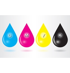Drop CMYK Royalty Free Vector Image - VectorStock